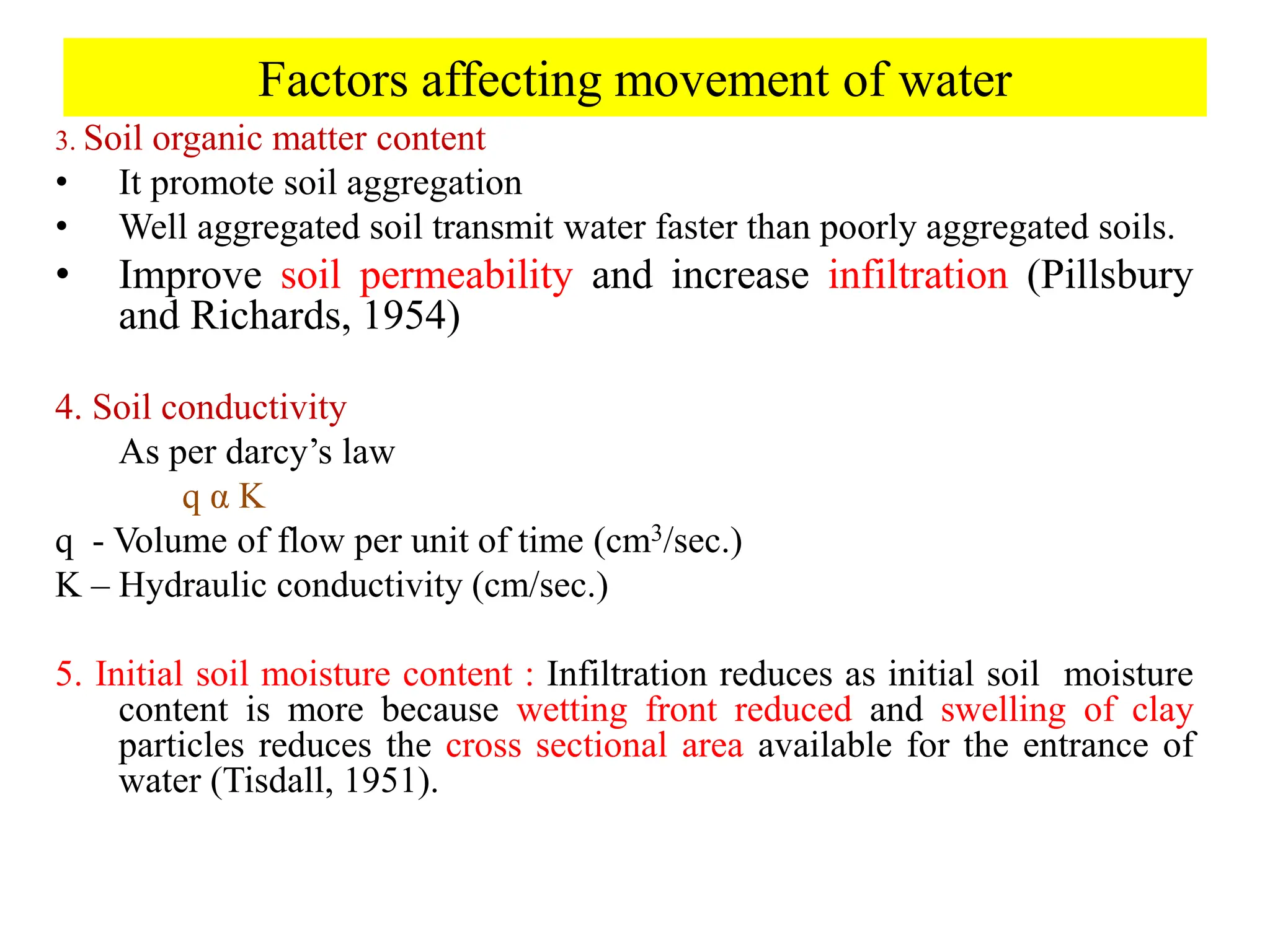 Soil water movement in soil (1).pptx water | PPTX