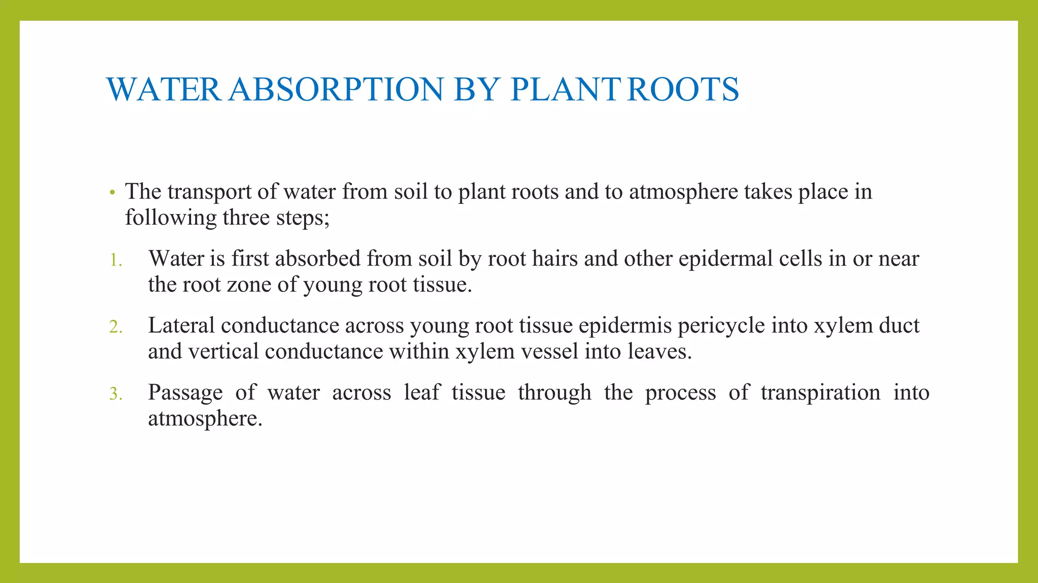 Soil water plant relationship | PPTX