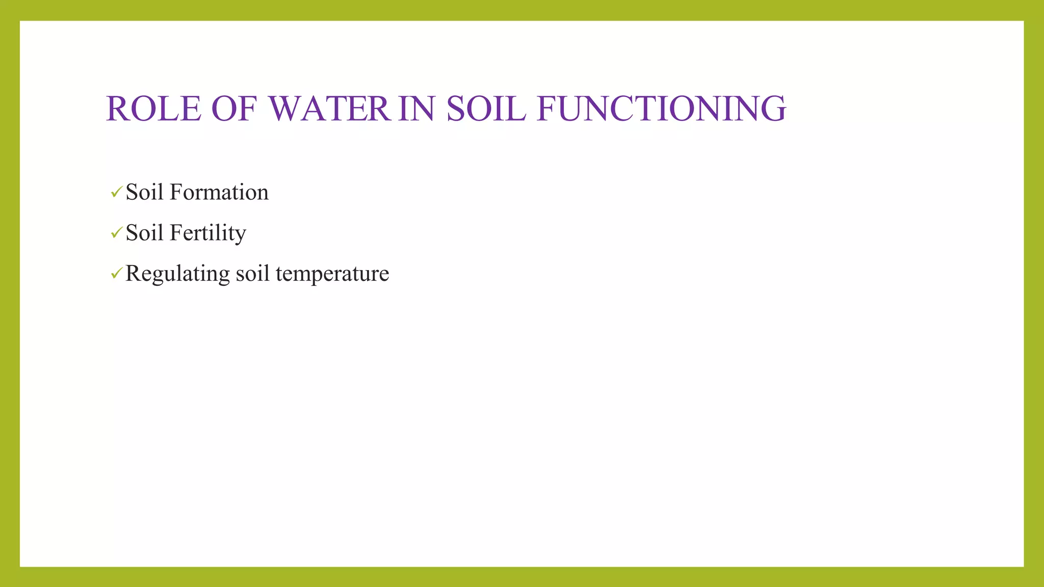 Soil water plant relationship | PPTX