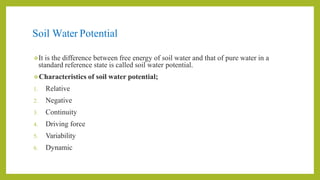 Soil water plant relationship | PPTX