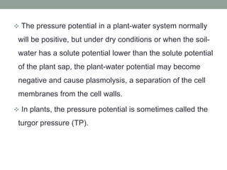 Soil water potential and its components.pptx