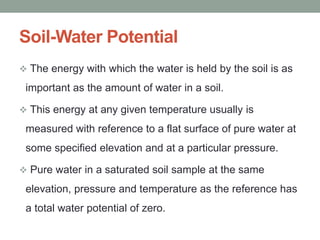 Soil water potential and its components.pptx