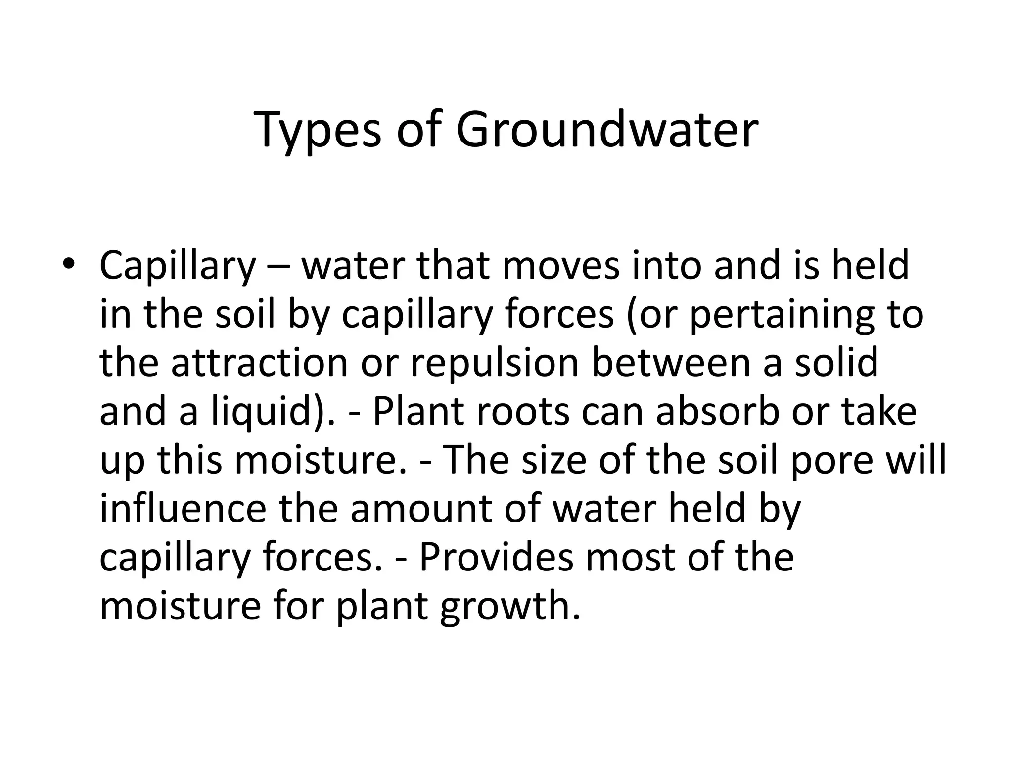 Soil water relationship | PPTX