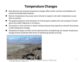 Soil Weathering Lecture by Salman Saeed | PPTX