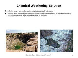 Soil Weathering by Salman Saeed .pptx