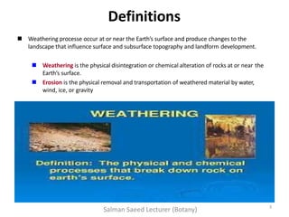 Soil Weathering by Salman Saeed .pptx