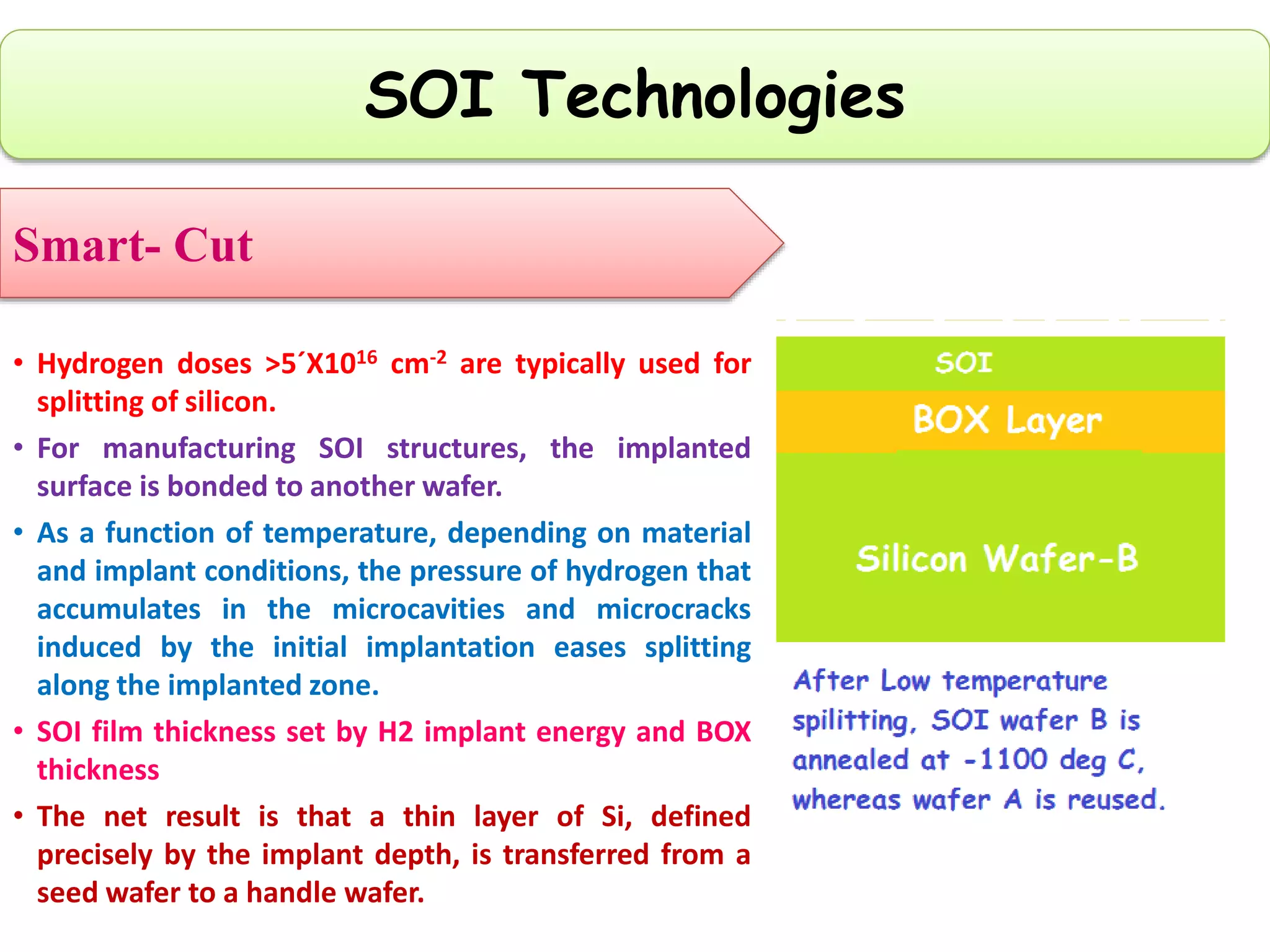 Silicon on Insulator (SOI) Technology | PPTX