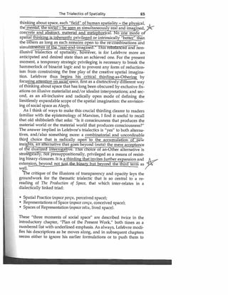 Edward Soja's Thirdspace Theory pdf version | PDF