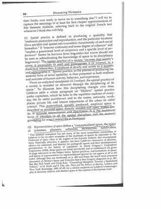 Edward Soja's Thirdspace Theory pdf version | PDF