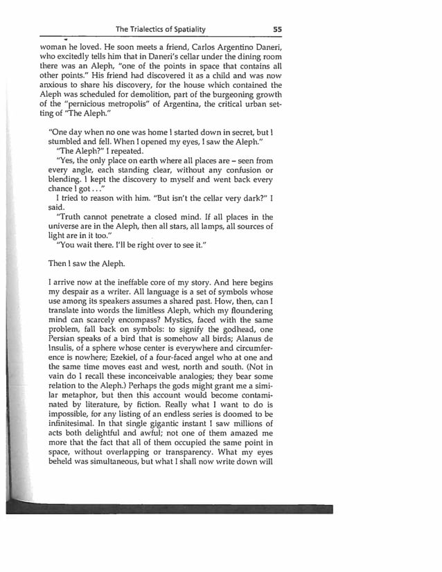 Edward Soja's Thirdspace Theory pdf version | PDF