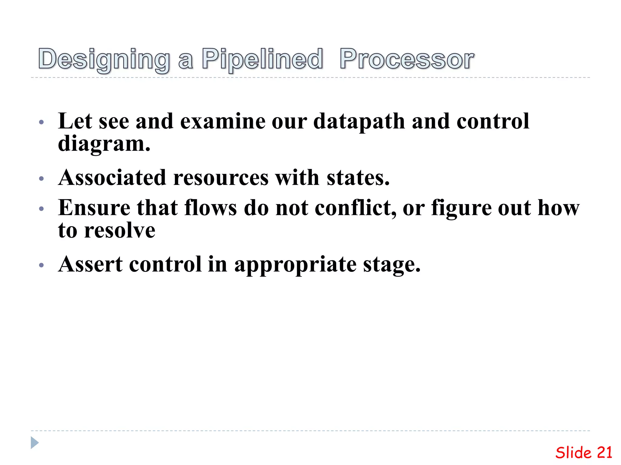 Design Pipeline Architecture For Various Stage Pipelines Pptx Programming Languages Computing