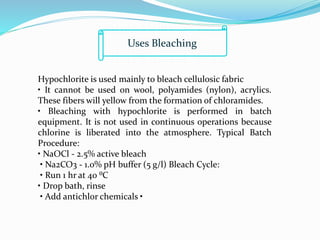 Presentation on Textile Bleaching | PPTX