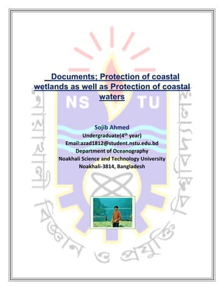 Protection of coastal wetlands and Protection of coastal waters | PDF