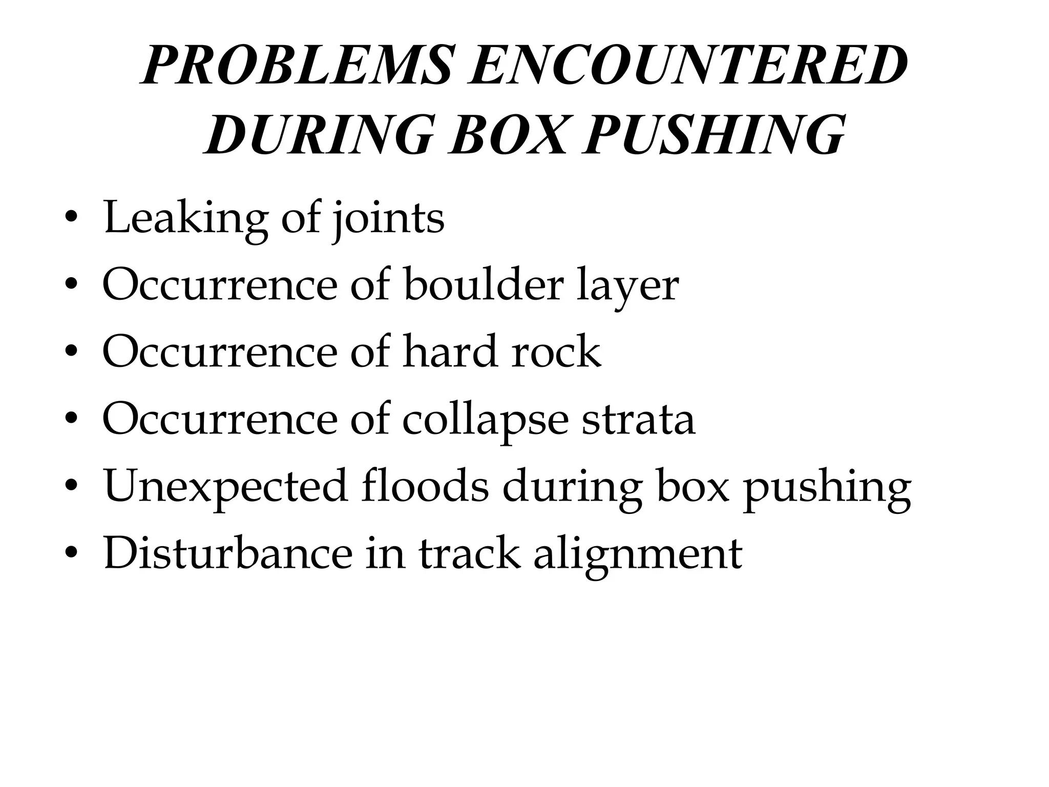 Box pushing technic PPT SEMINAR | PPTX