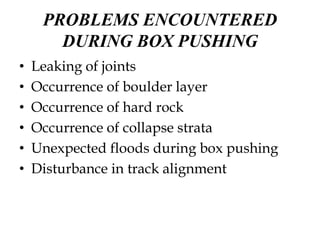 Box pushing technic PPT SEMINAR | PPTX