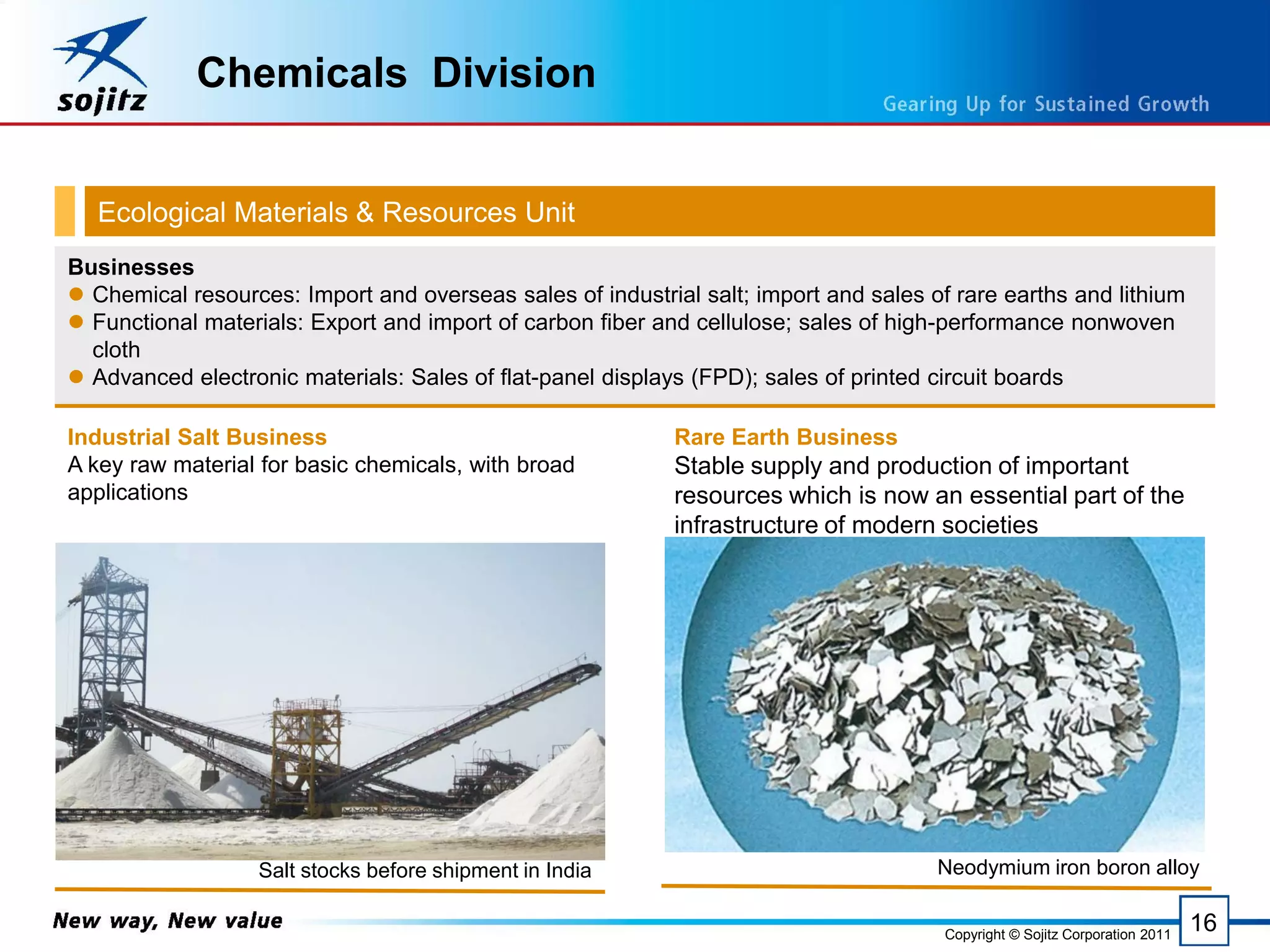 Sojitz Company Presentation 2012 | PDF