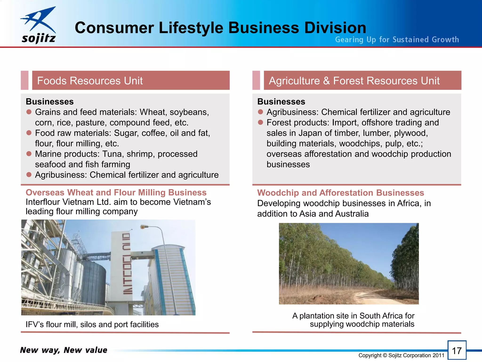 Sojitz Company Presentation 2012 | PDF