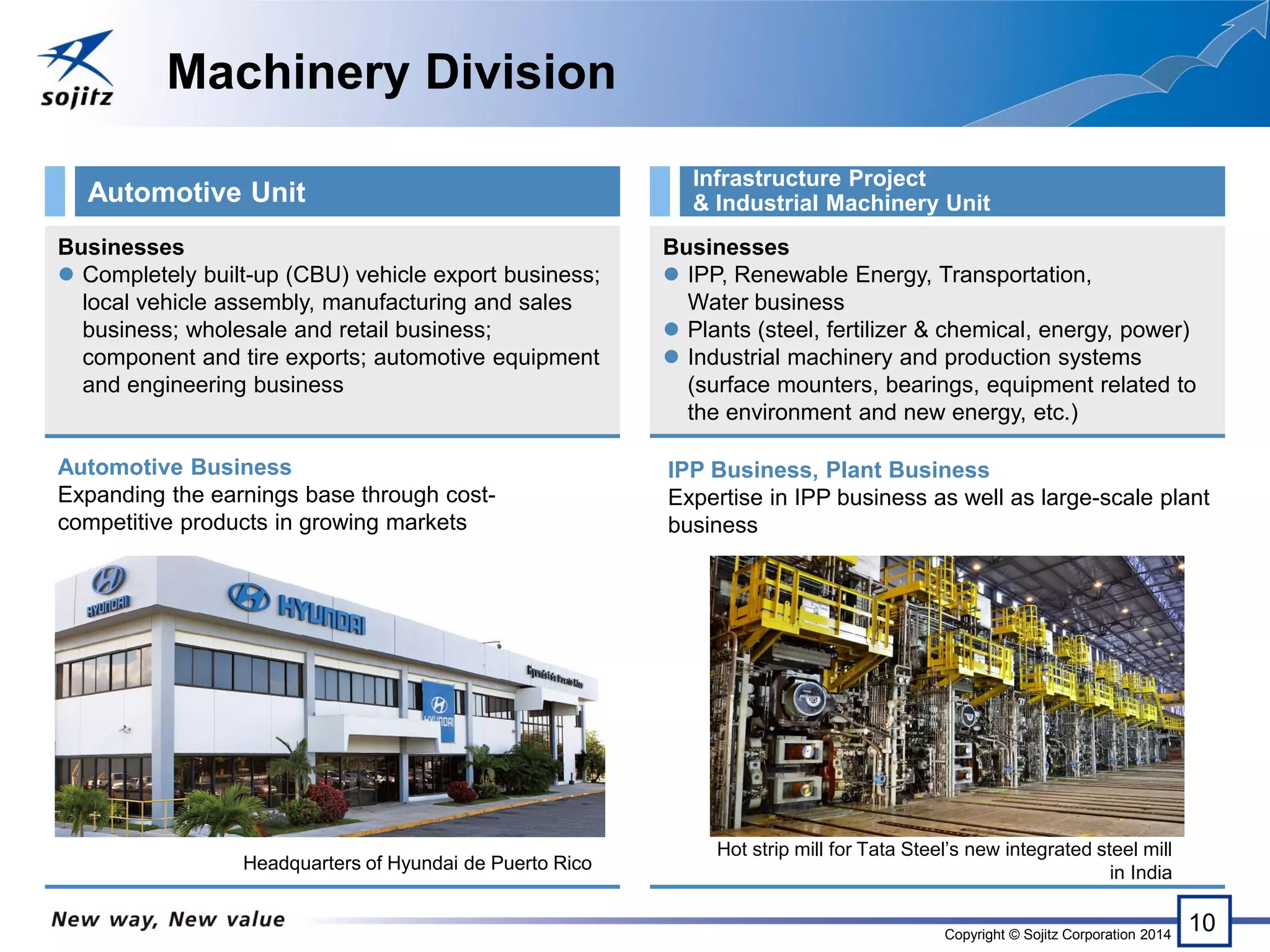 Sojitz presentation 2014 04-01 | PDF