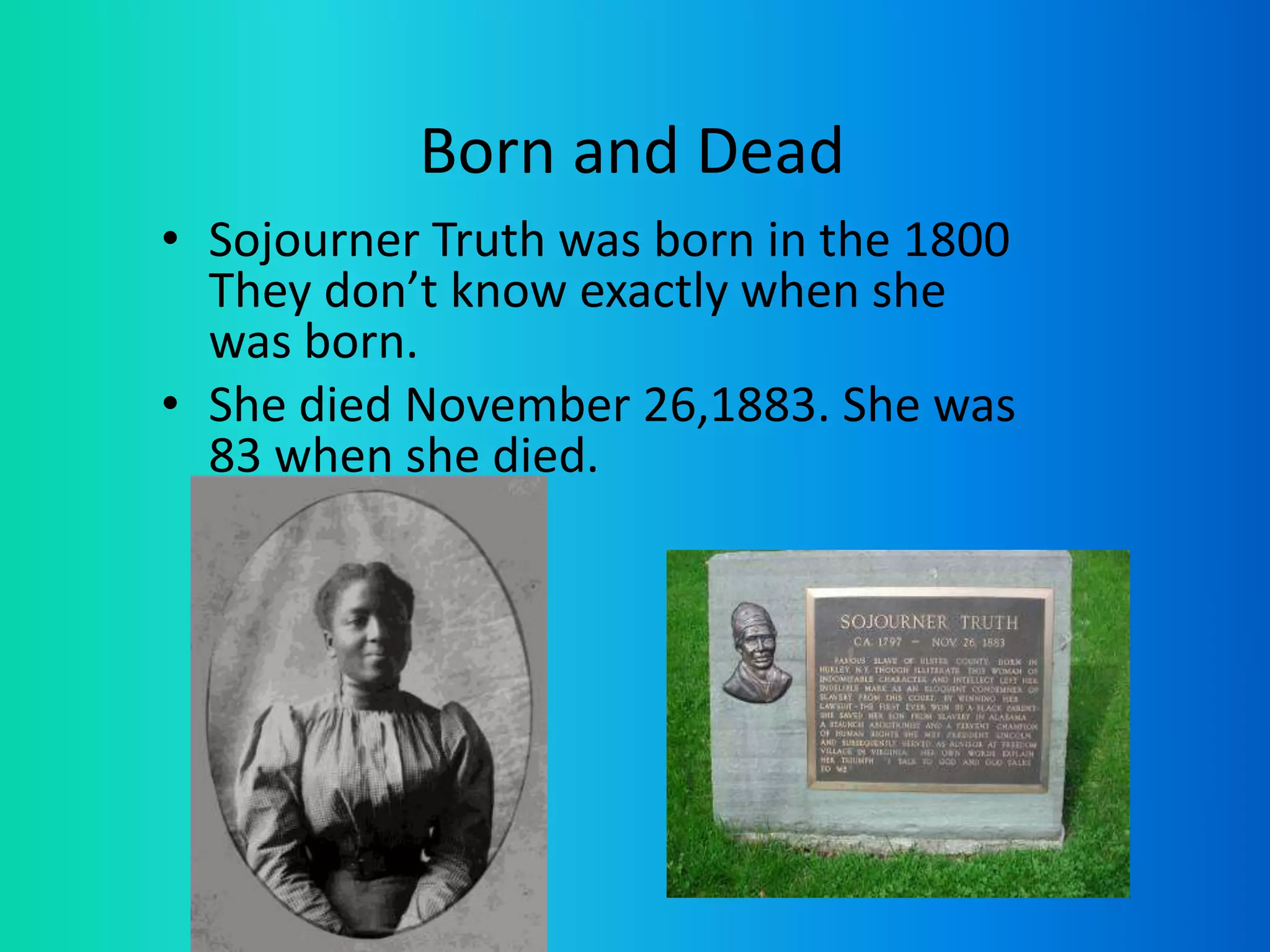 Sojourner Truth | PPTX