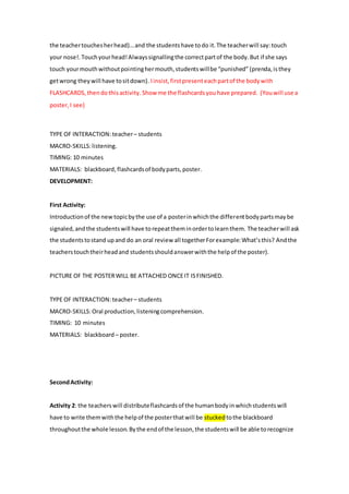 Lesson plan 1 and 2 | PDF