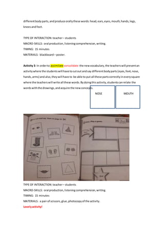 Lesson plan 1 and 2 | PDF