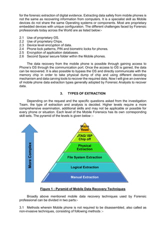 SOK:An overview of data extraction techniques from mobile phones | PDF