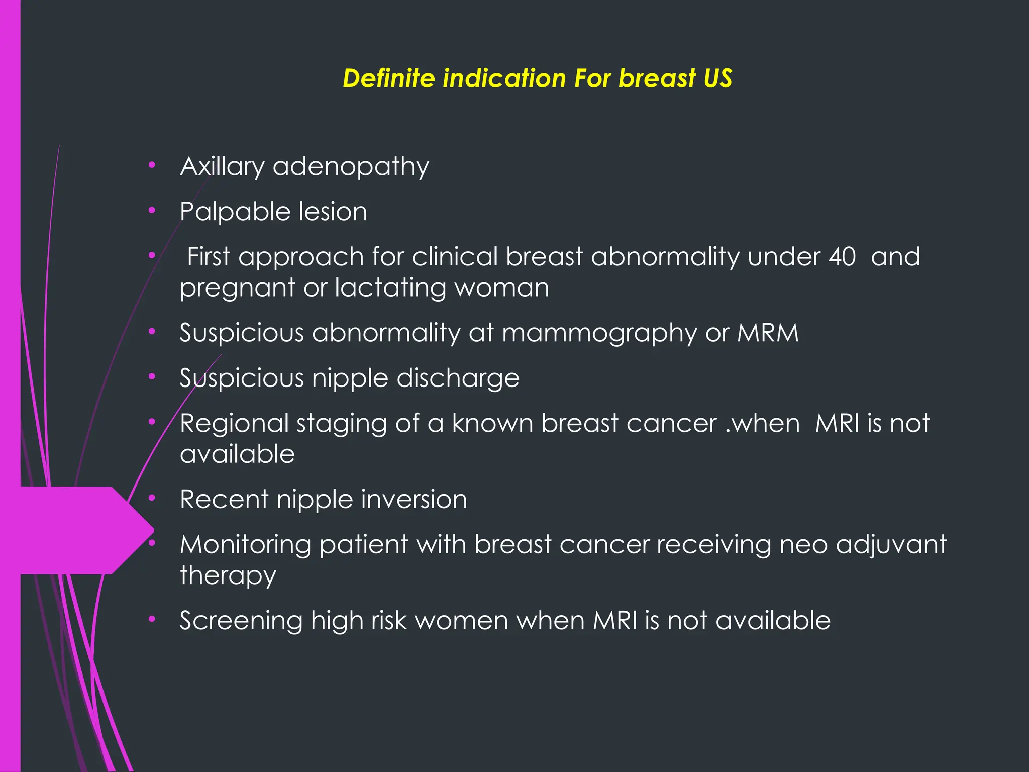 breast ultrasound evaluation -breast ultrasound | PPTX