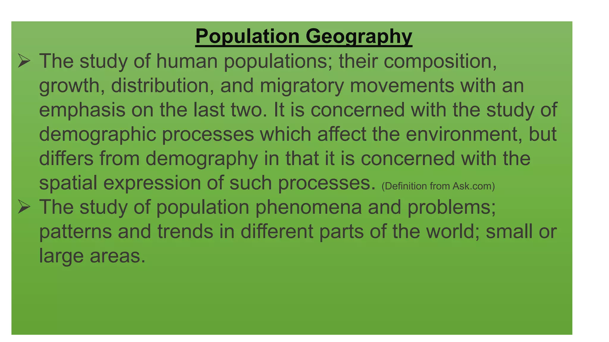 GEOGRAPHY | PPT