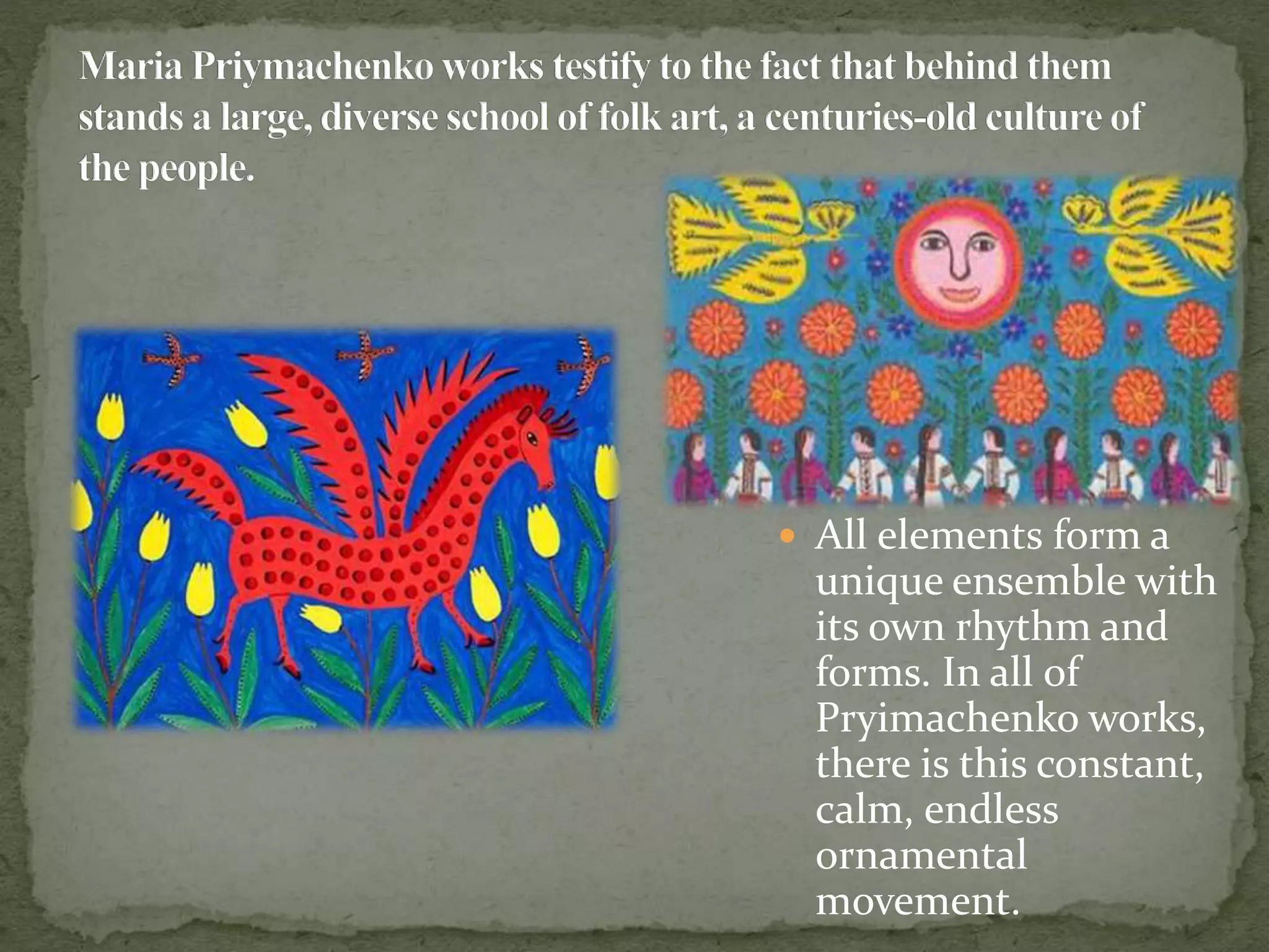 Maria Prymachenko Museum in Ivankovo | PPTX