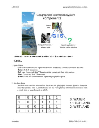 INTRODUCTION GEOGRAPHIC INFORMATION SYSTEM | PDF