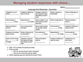 Sokolowski authentic reading response | PPTX