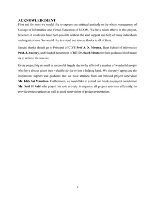 SOKONI MOBILE APPLICATION FINAL REPORT | PDF