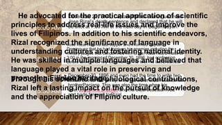 Powerpoint presentation about rizal' life | PPTX