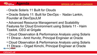 Oracle Solaris 11 Built for Clouds | PPT