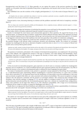 Fundamental constraints to the logic ofliving systems | PDF