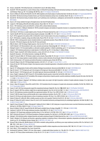 Fundamental constraints to the logic ofliving systems | PDF