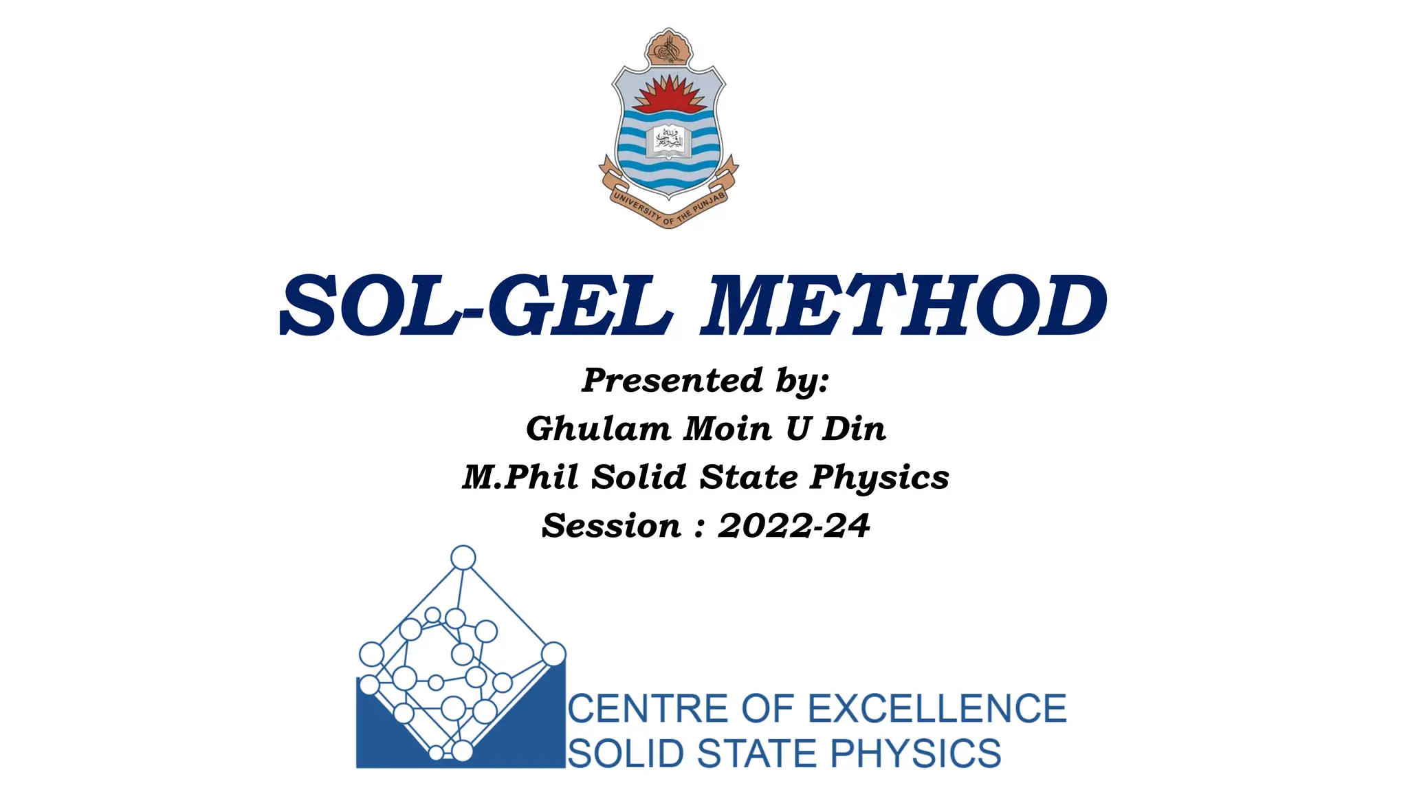 Sol-Gel Method By Moin..pdf