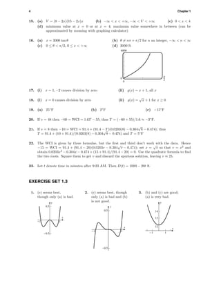 Solution Manual : Chapter - 01 Functions | PDF