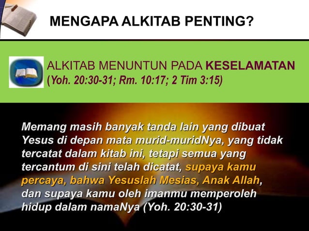 Mengenal Alkitab | PPT