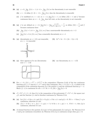 Solution Manual : Chapter - 02 Limits and Continuity | PDF