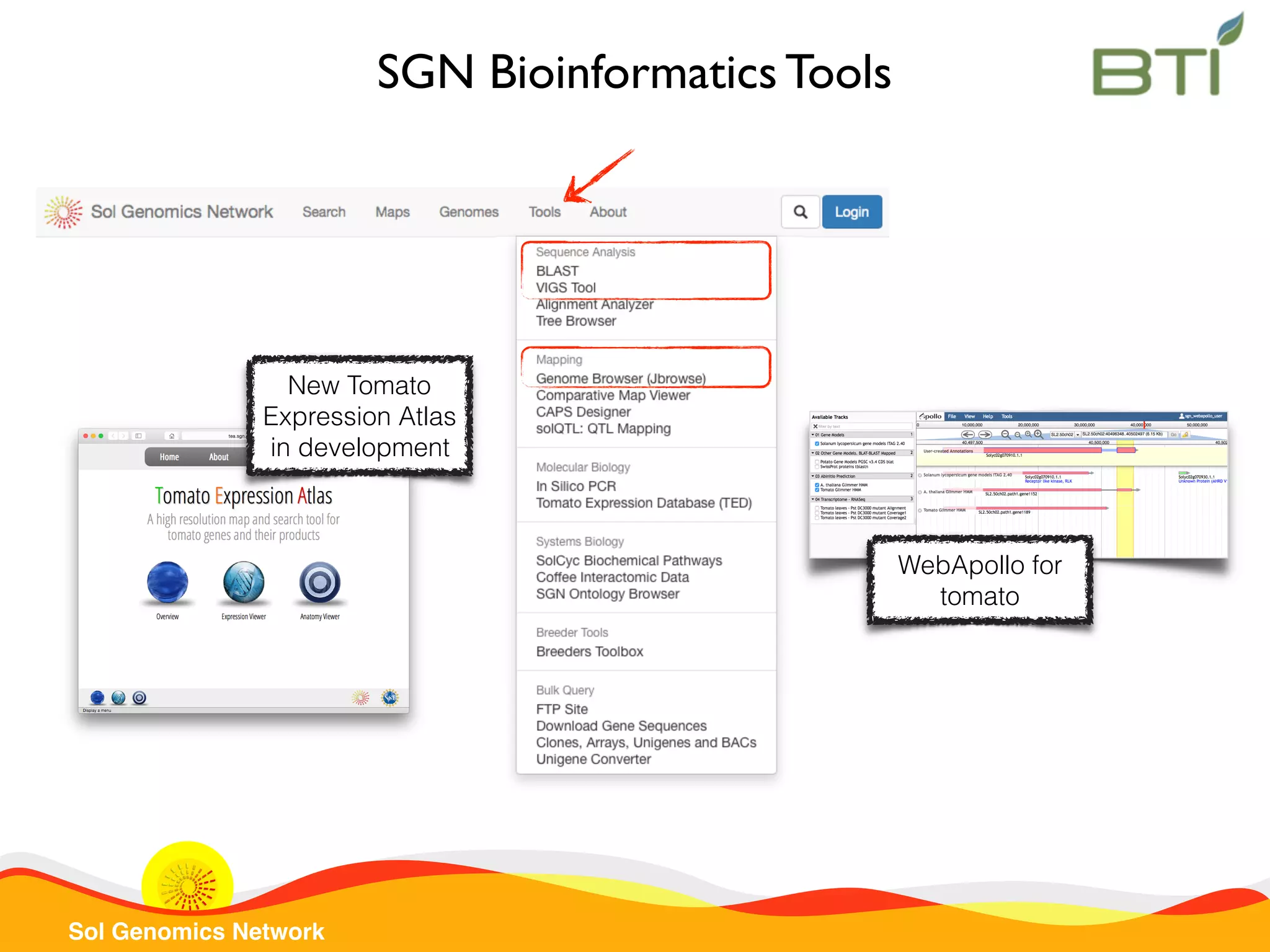 Sol2015 SGN Bioinformatics Tools | PDF | Biological Sciences | Science