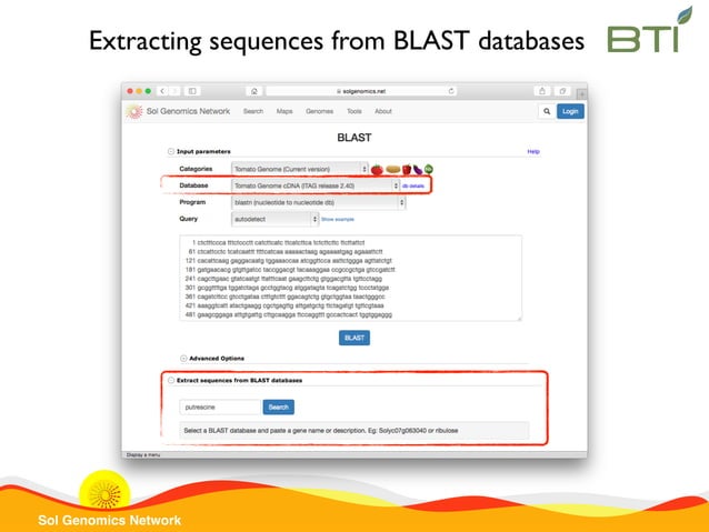 Sol2015 SGN Bioinformatics Tools | PDF | Biological Sciences | Science