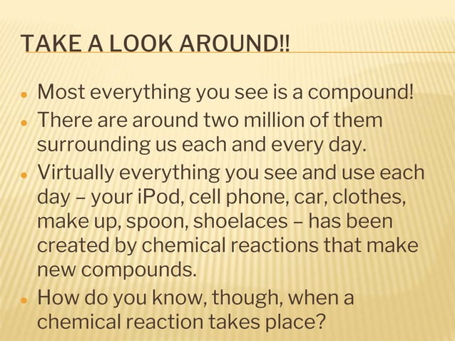molecules and compounds | PPT