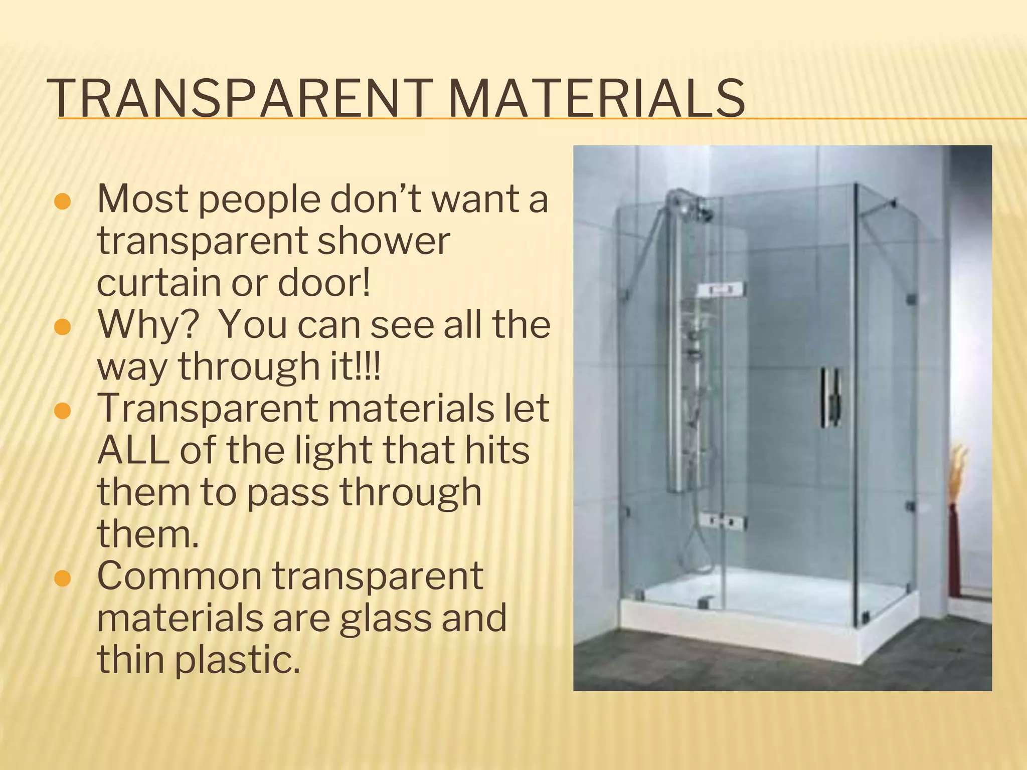 transparent, translucent, and opaque | PPTX