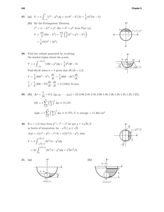 Solution Manual : Chapter - 06 Application of the Definite Integral in ...