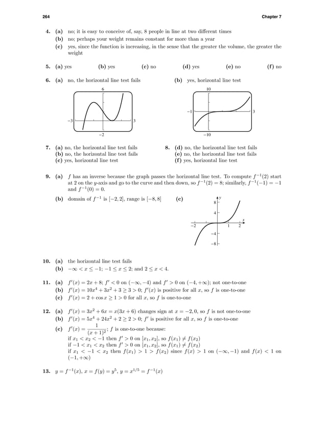 Solution Manual : Chapter - 07 Exponential, Logarithmic and Inverse ...
