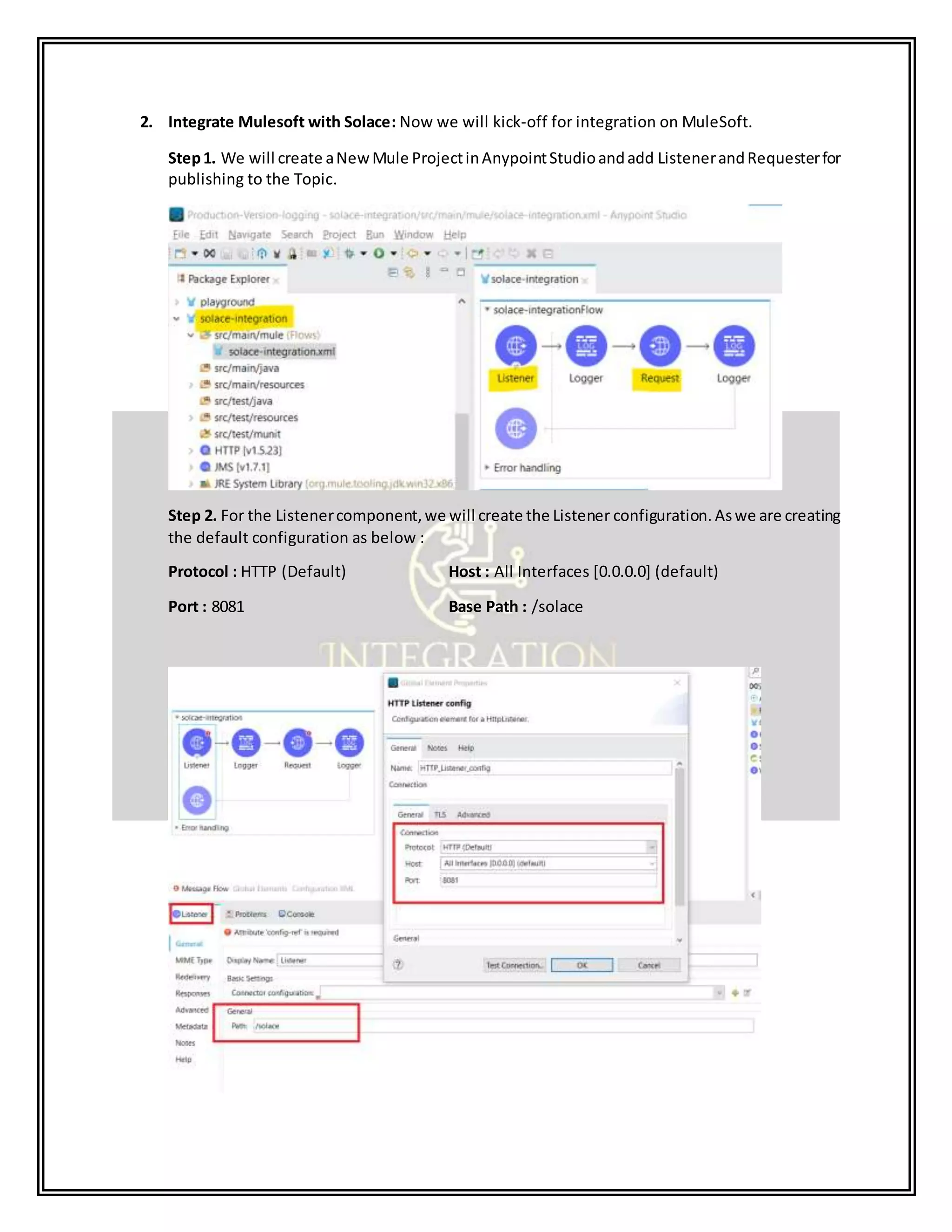 Solace Integration with Mulesoft | PDF