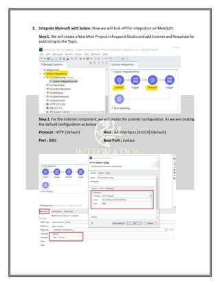 Solace Integration with Mulesoft | PDF