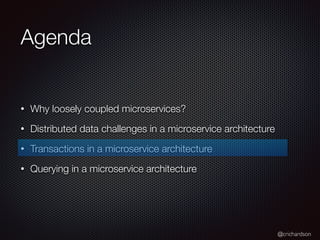 Events to the rescue: solving distributed data problems in a microservice architecture | PPT