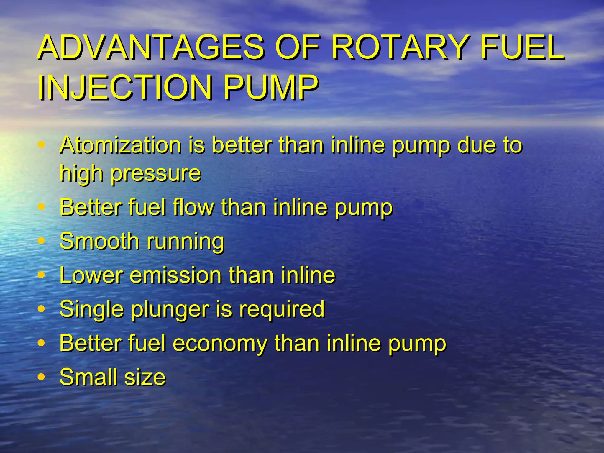 presentation of fuel injection pumps | PPT
